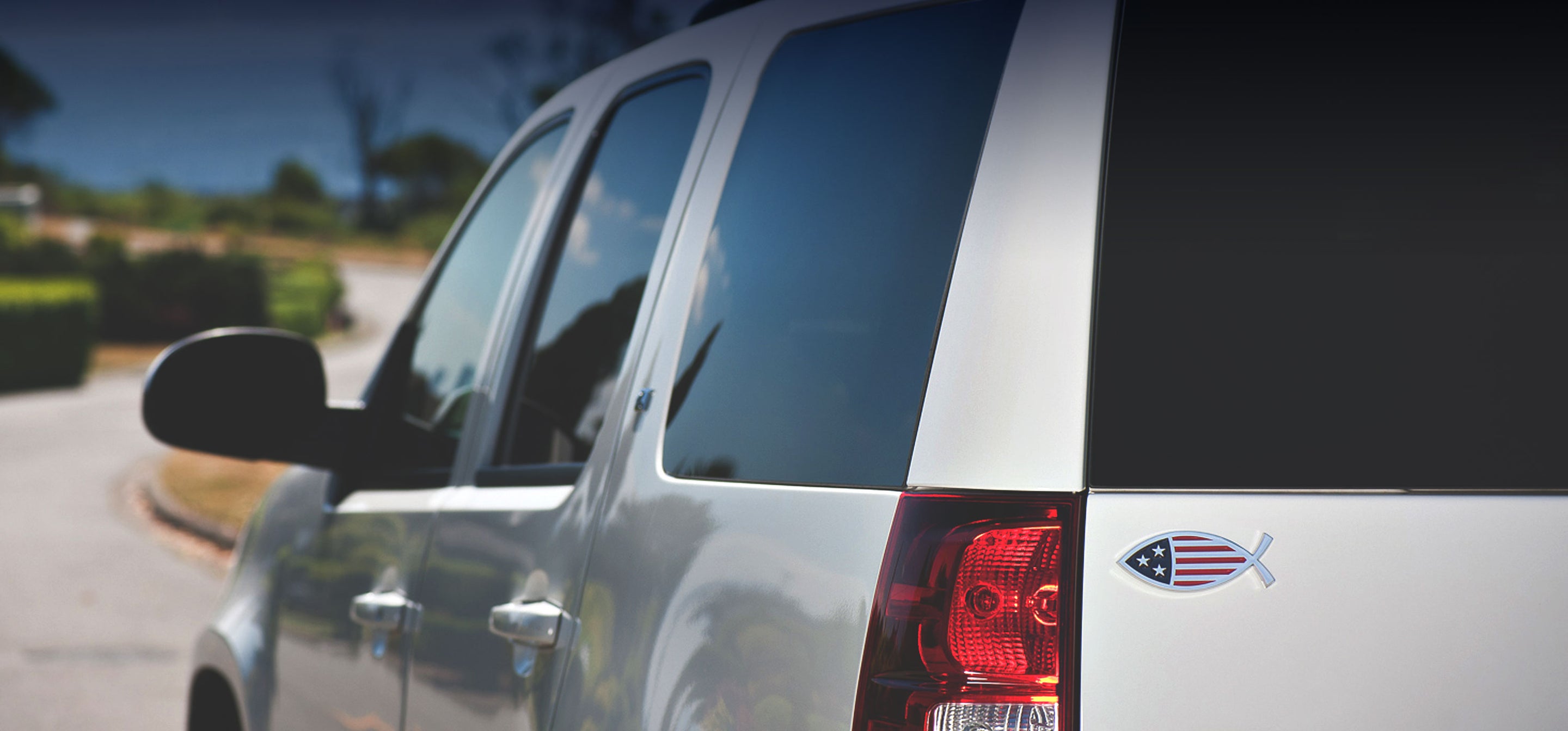 Star-Spangled Fish | USAFish.com - Christian Fish USA Flag - Old Glory ...